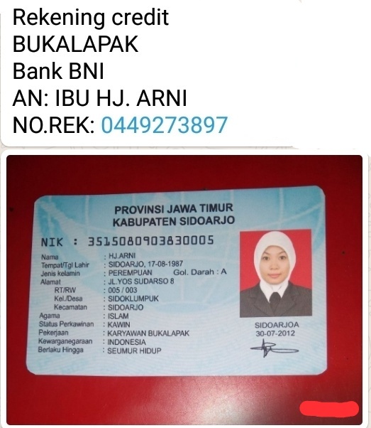 pelapak yang mengirimkan ktp palsu | KASKUS